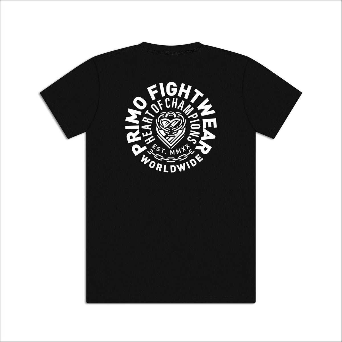 Primo Heart Of Champions Cotton T-Shirt Black – Primo Fight Wear Official