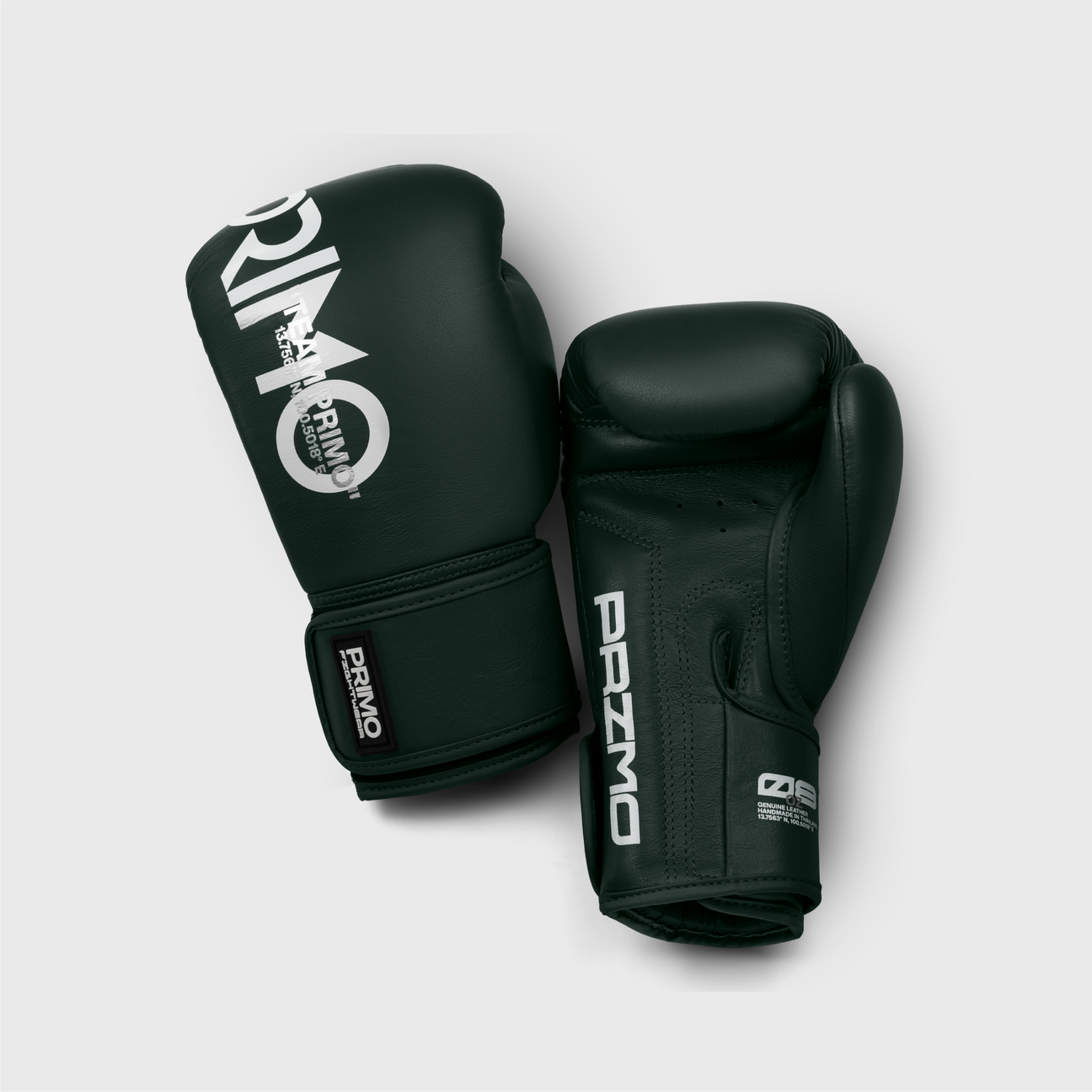 Primo Fight Wear Pro Lace Up Boxing Gloves - Onyx Black – Primo ...
