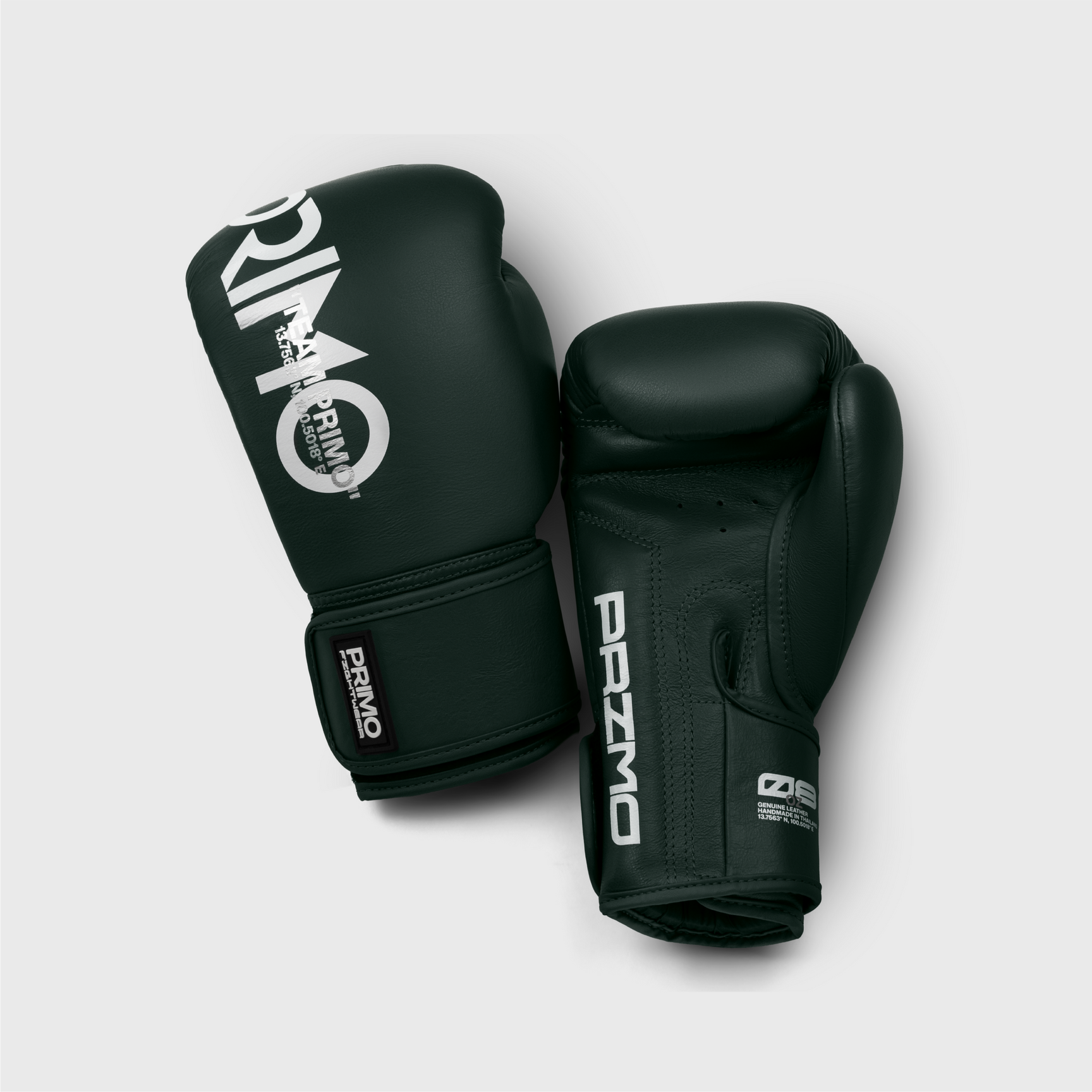 Primo Fight Wear Pro Lace Up Boxing Gloves - Onyx Black – Primo ...