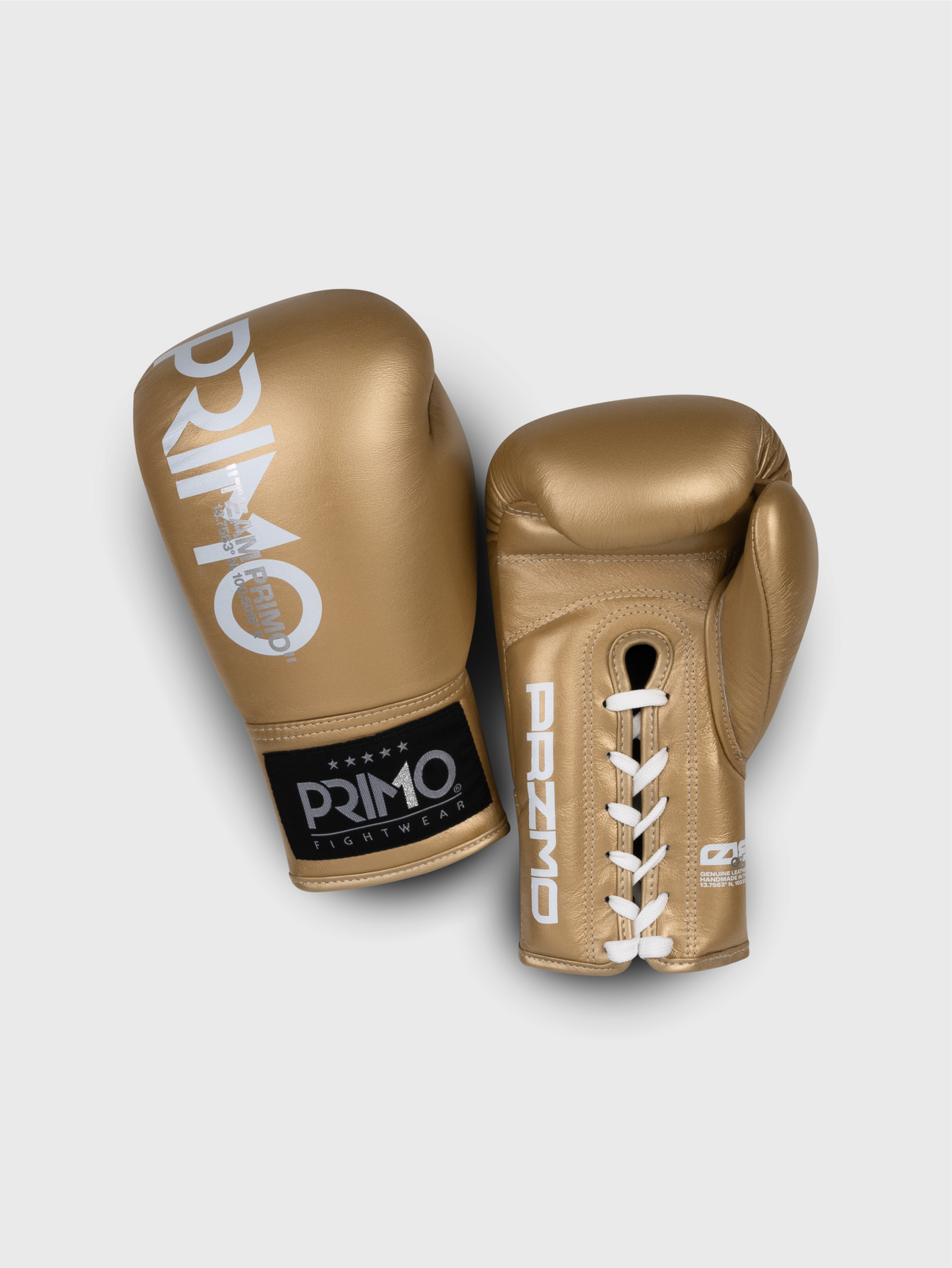 Primo Fight Wear Pro Lace Up Boxing Gloves - Onyx Black – Primo ...