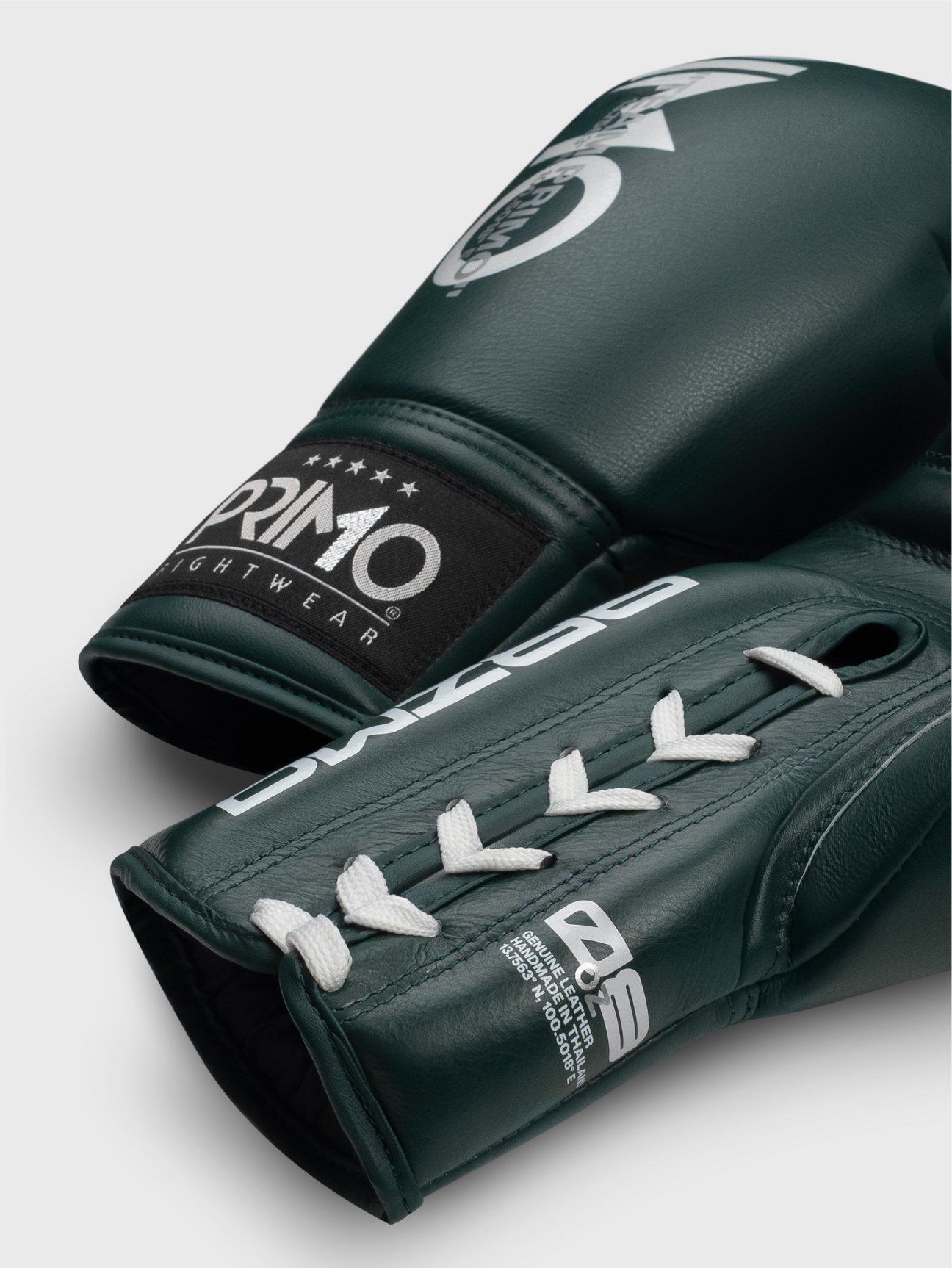 Primo Fight Wear Pro Lace Up Boxing Gloves - Onyx Black – Primo ...