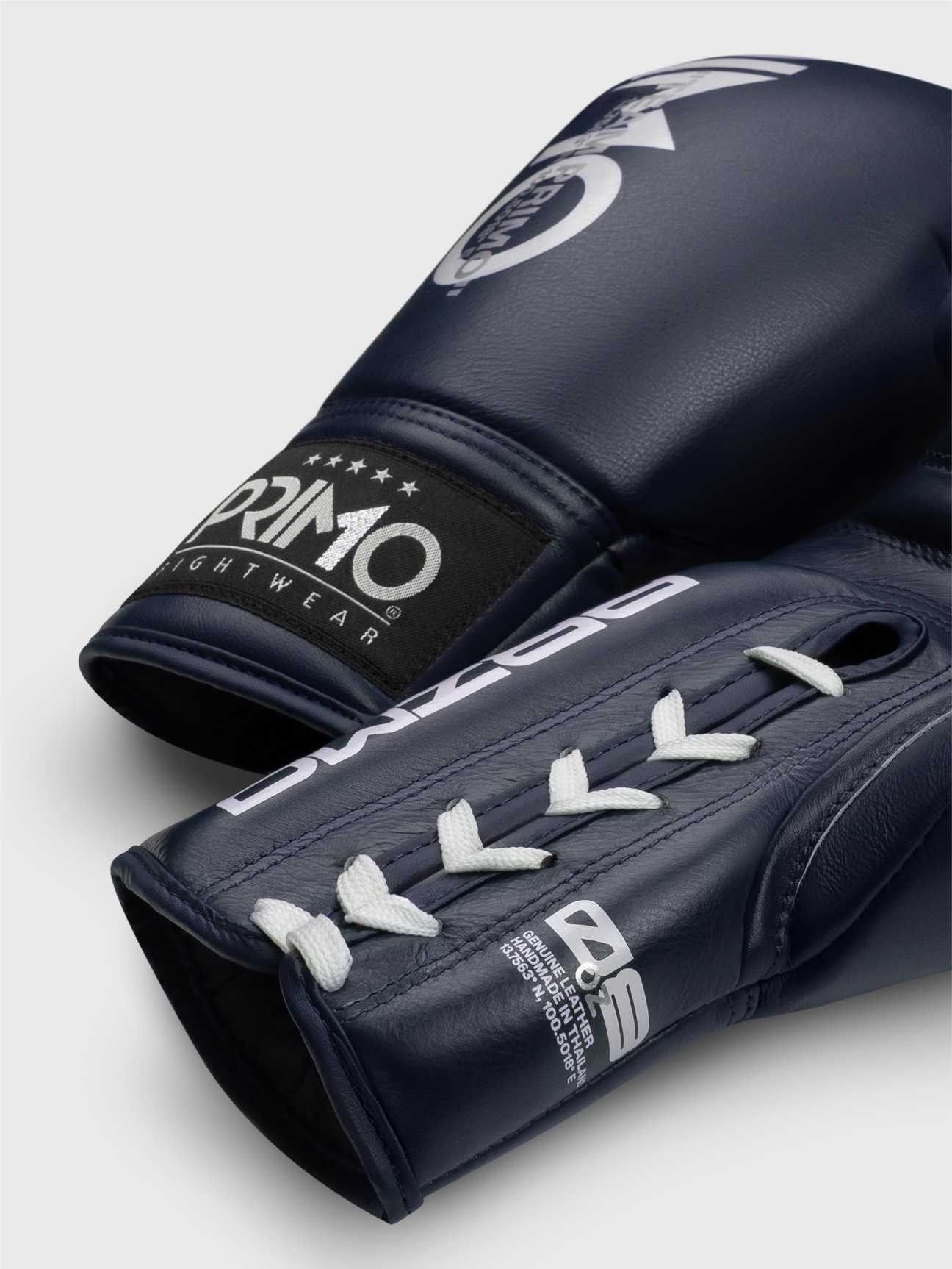 Primo Fight Wear Pro Lace Up Boxing Gloves - Onyx Black – Primo ...