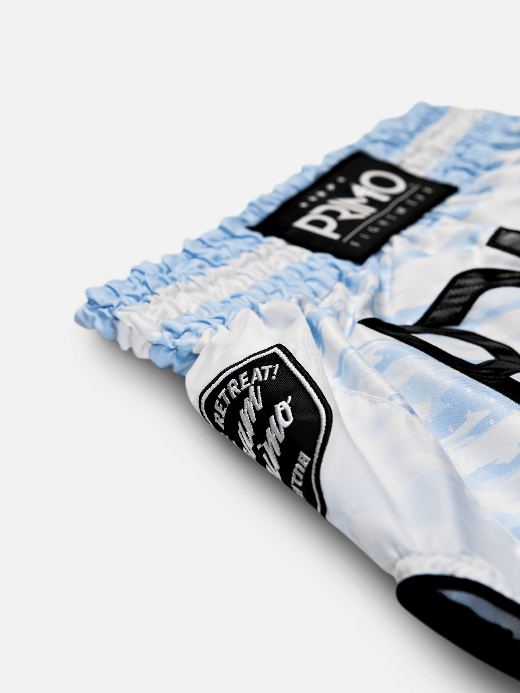 Primo Fight Wear Muay Thai Shorts - Arctic Ghost – Primo Fightwear Official