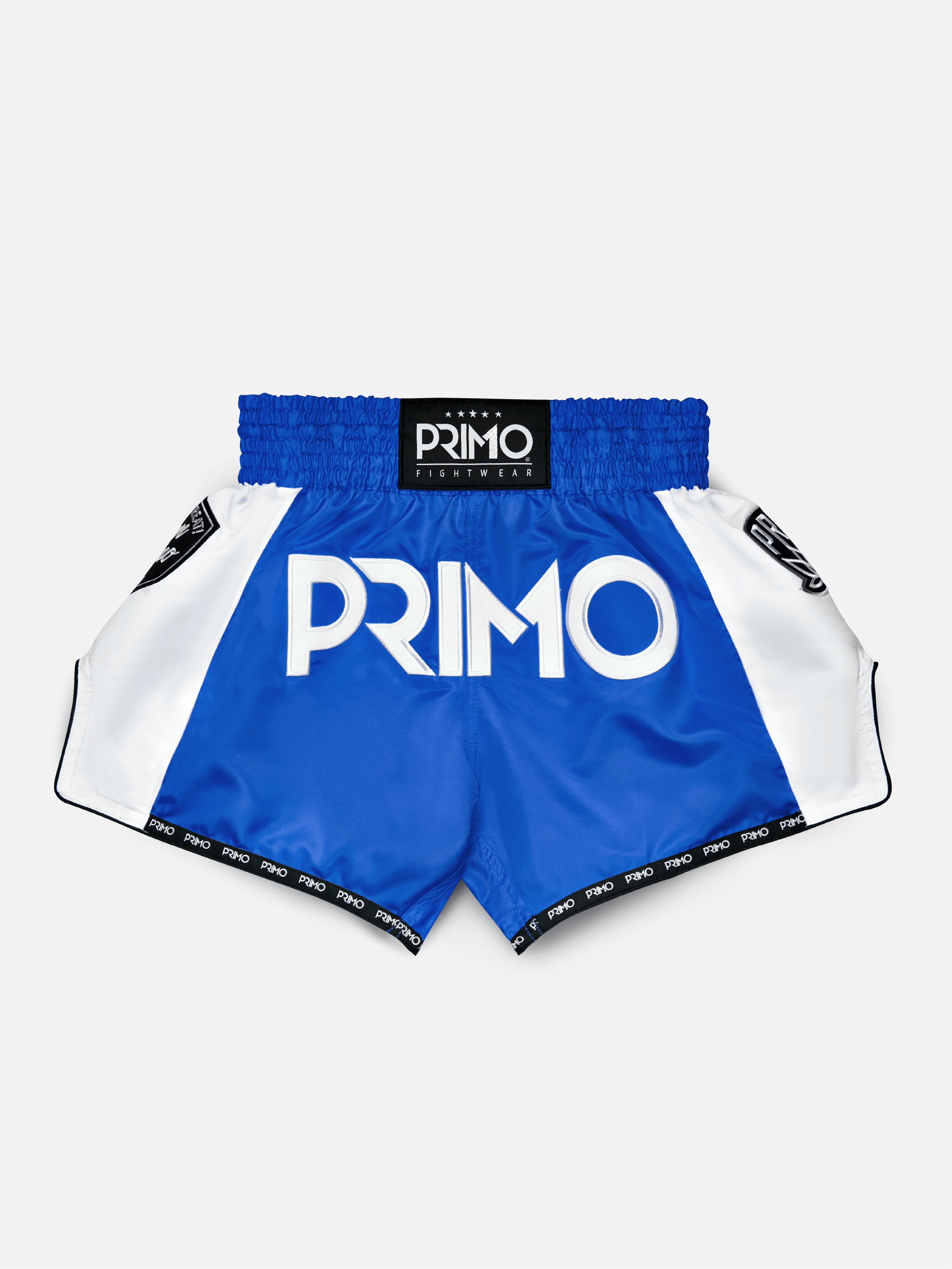 Primo Fight Wear Muay Thai Shorts - Stadium Classic Blue – Primo ...