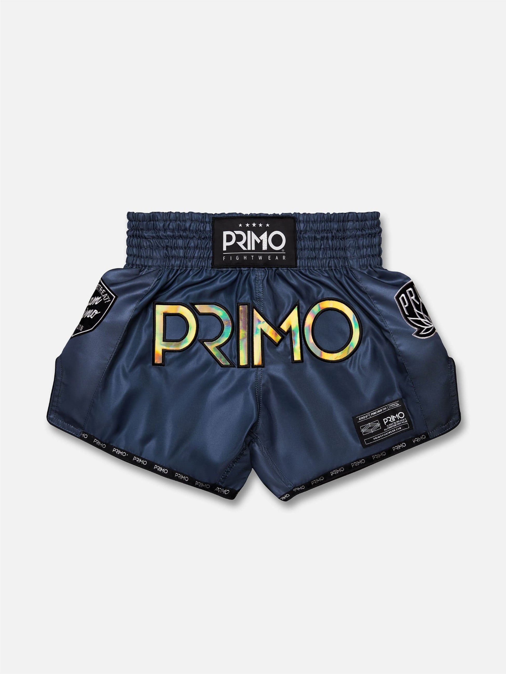 Primo Fight Wear Muay Thai Shorts - Valor Grey – Primo Fightwear Official
