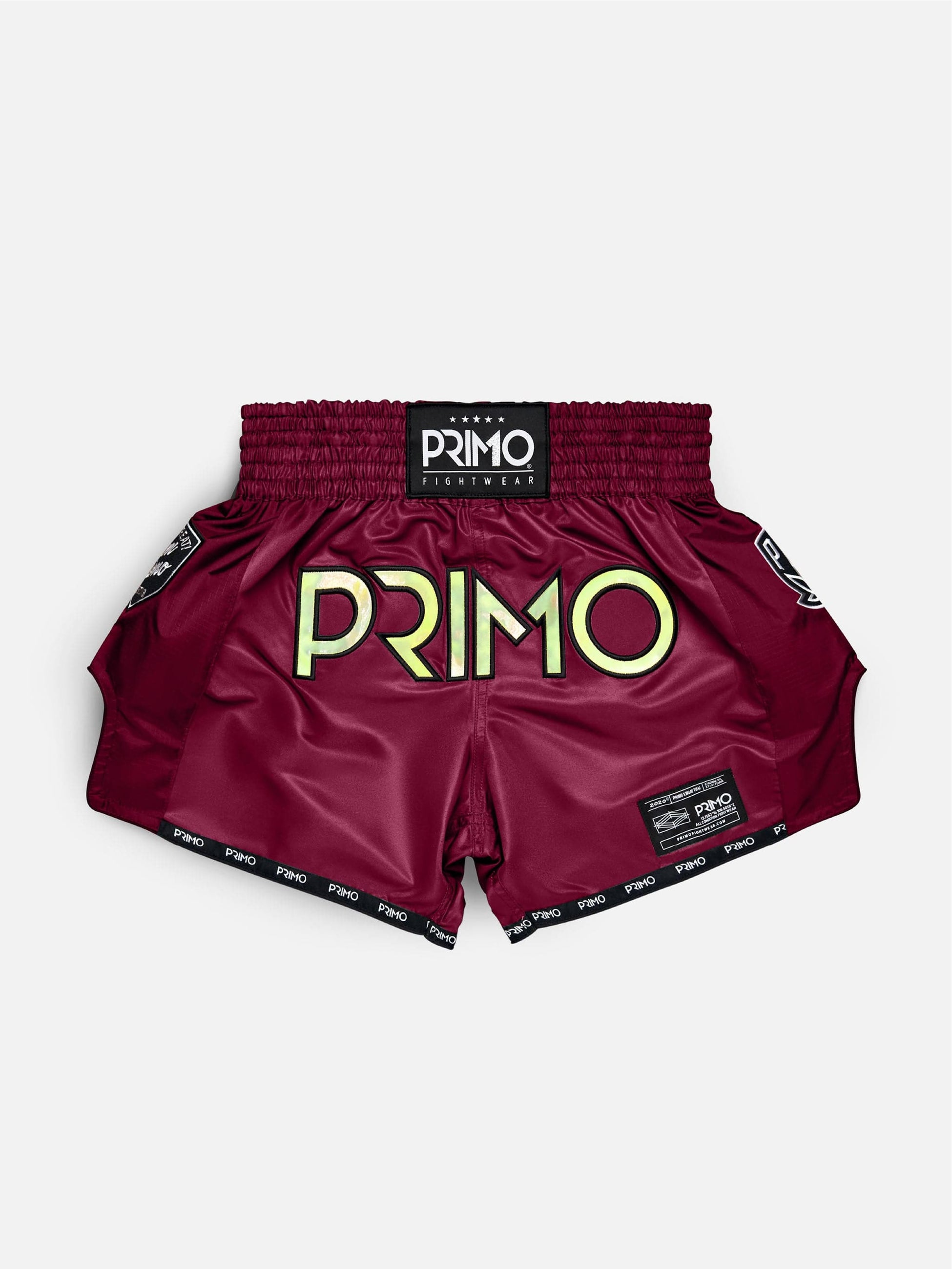 Primo Fight Wear Muay Thai Shorts - Valor Red – Primo Fightwear Official