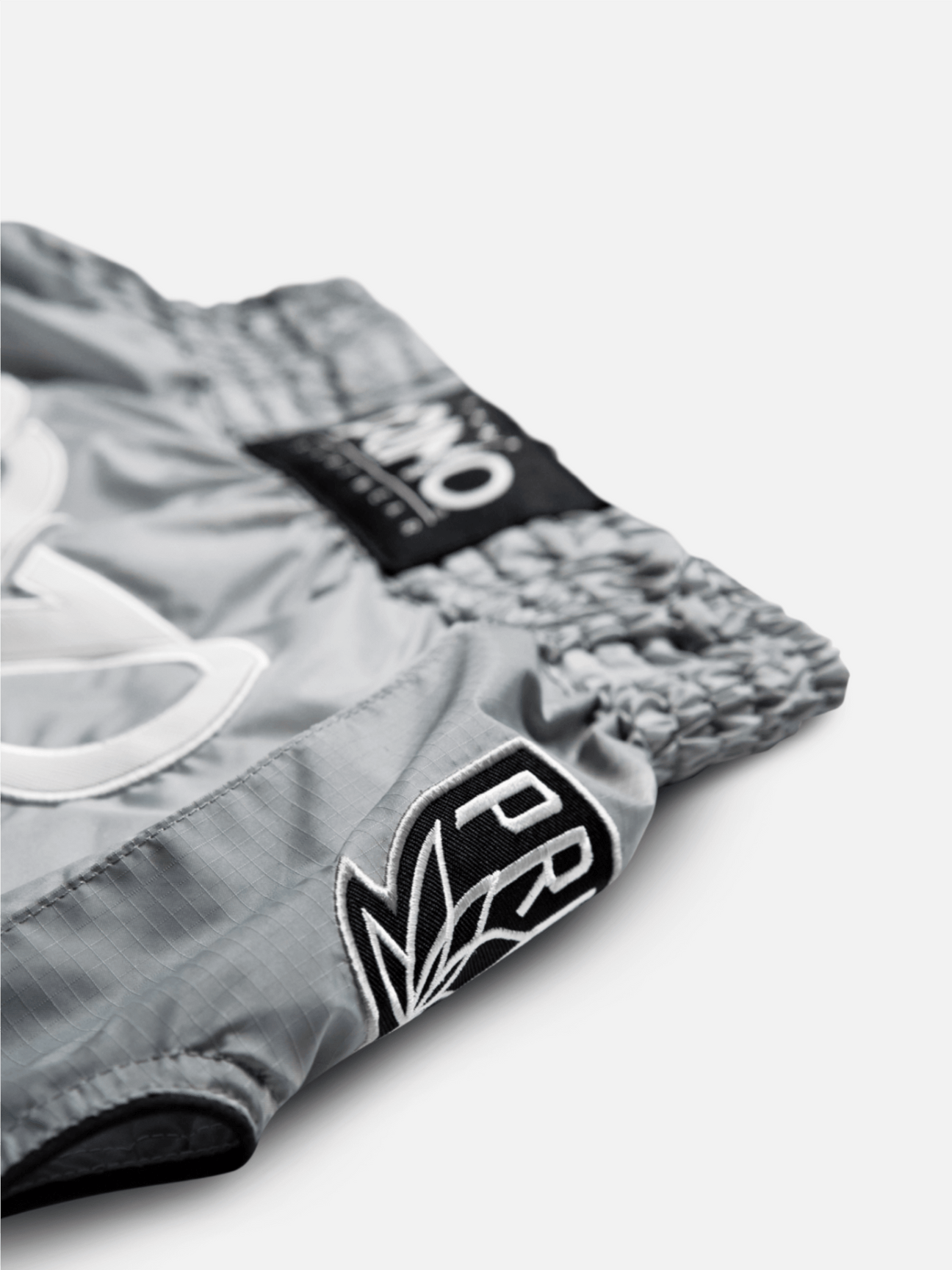 Primo Fight Wear Muay Thai Shorts - Hammerhead Grey Super Nylon – Primo ...