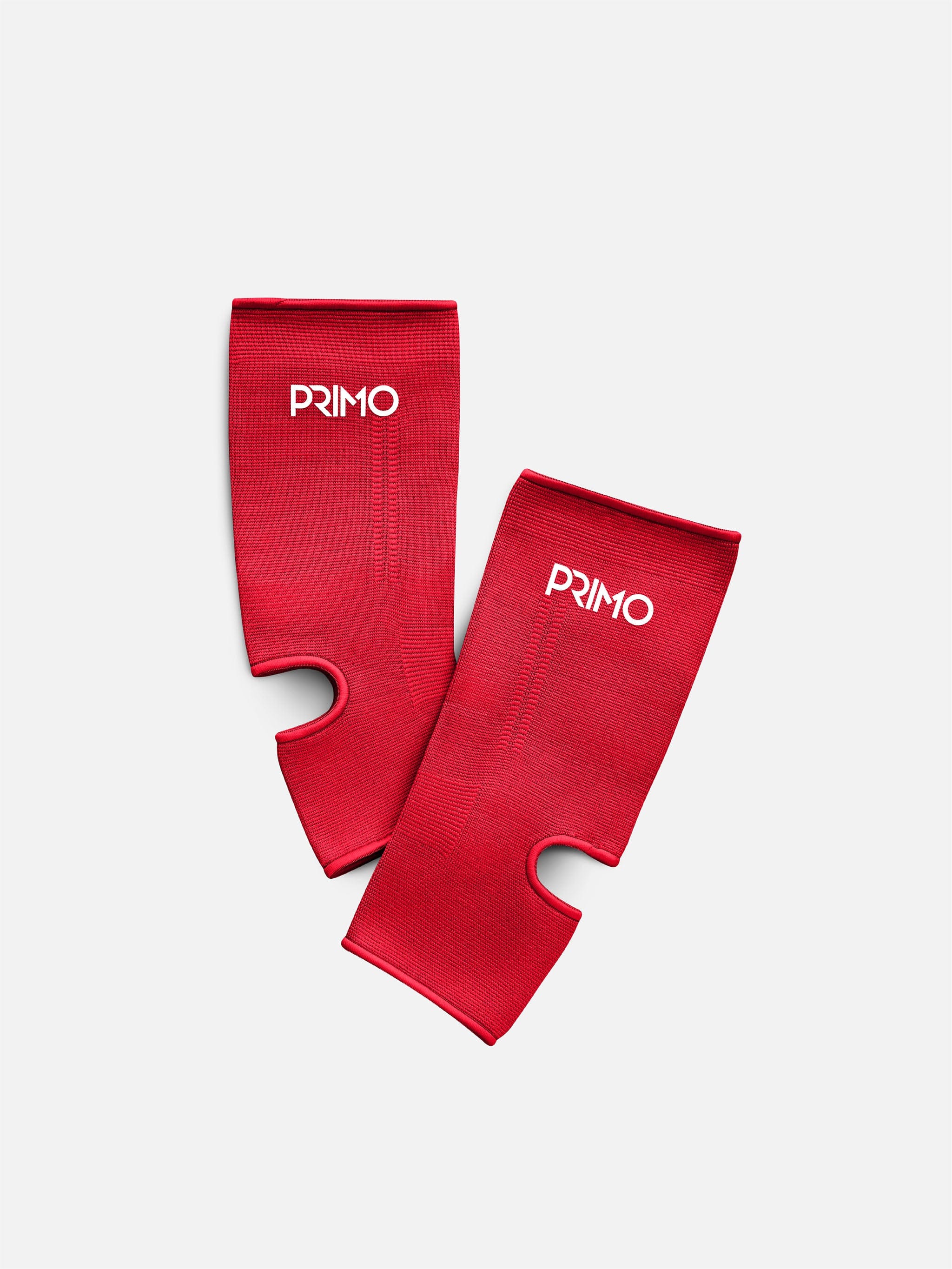 Primo Fight Wear Monochrome Ankleguards - Red – Primo Fightwear Official