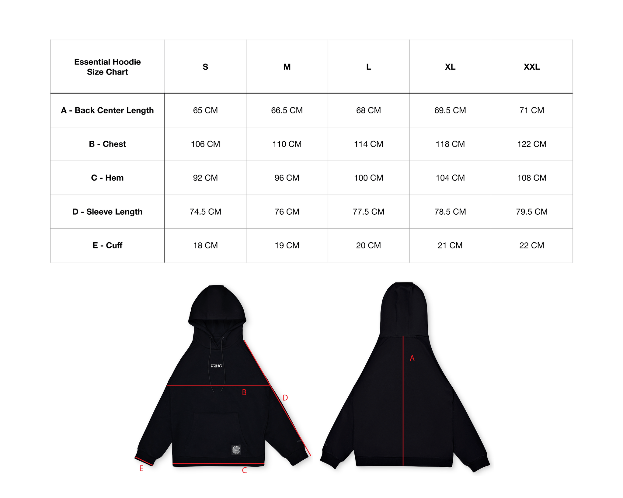 Primo Day One Hoodie – Primo Fight Wear Official