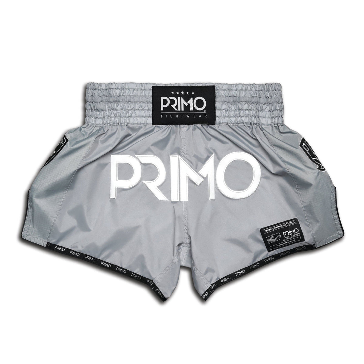 Super-Nylon Muay Thai Shorts - Hammerhead Grey – Primo Fight Wear Official