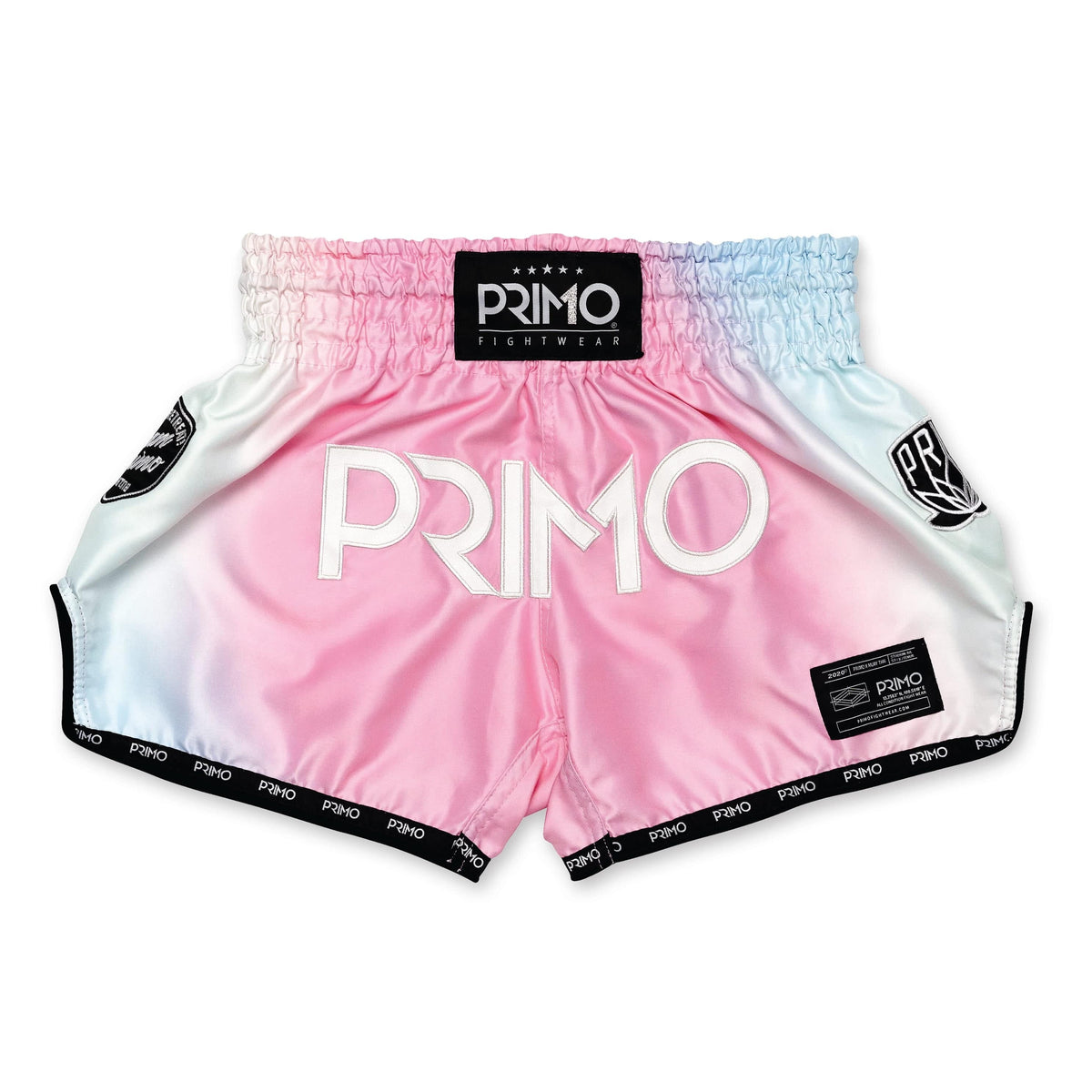 Muay Thai Shorts - Miami Lights – Primo Fight Wear Official